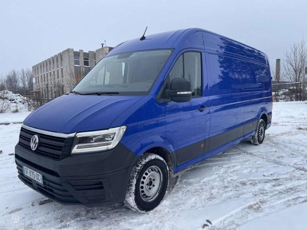 Blue Volkswagen Crafter 2022 in Taurage, with an engine capacity of 1.97 L and mileage of 319 thousand km for 14800 €, photo 1 on AUTOMOTO.COM.LV