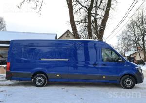 Blue Volkswagen Crafter 2022 in Riga, with an engine capacity of 2.00 L and mileage of 0 thousand km for 18755 €, photo 5 on AUTOMOTO.COM.LV