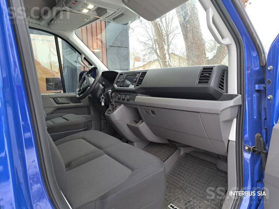 Blue Volkswagen Crafter 2022 in Riga, with an engine capacity of 2.00 L and mileage of 0 thousand km for 18755 €, photo 11 on AUTOMOTO.COM.LV