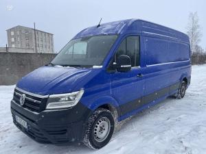 Blue Volkswagen Crafter 2022 in Taurage, with an engine capacity of 1.97 L and mileage of 318 thousand km for 14200 €, photo  on AUTOMOTO.COM.LV