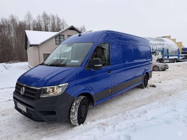 Blue Volkswagen Crafter 2023 in Taurage, with an engine capacity of 1.97 L and mileage of 212 thousand km for 17606 €, photo 1 on AUTOMOTO.COM.LV