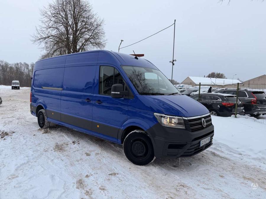 Blue Volkswagen Crafter 2023 in Taurage, with an engine capacity of 1.97 L and mileage of 212 thousand km for 17606 €, photo 2 on AUTOMOTO.COM.LV