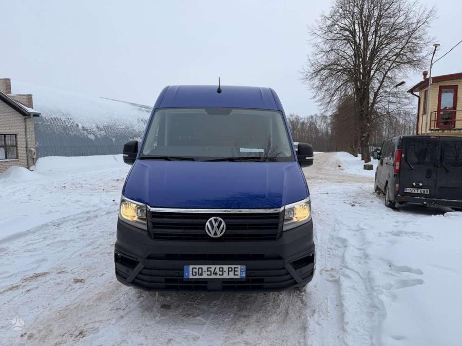 Blue Volkswagen Crafter 2023 in Taurage, with an engine capacity of 1.97 L and mileage of 212 thousand km for 17606 €, photo 3 on AUTOMOTO.COM.LV