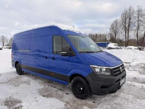 Blue Volkswagen Crafter 2023 in Taurage, with an engine capacity of 1.97 L and mileage of 212 thousand km for 17364 €, photo 2 on AUTOMOTO.COM.LV