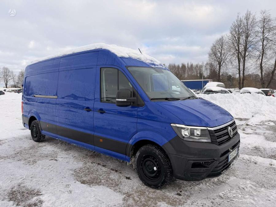 Blue Volkswagen Crafter 2023 in Taurage, with an engine capacity of 1.97 L and mileage of 212 thousand km for 17364 €, photo 2 on AUTOMOTO.COM.LV