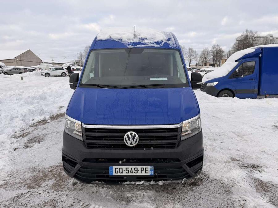 Blue Volkswagen Crafter 2023 in Taurage, with an engine capacity of 1.97 L and mileage of 212 thousand km for 17364 €, photo 3 on AUTOMOTO.COM.LV