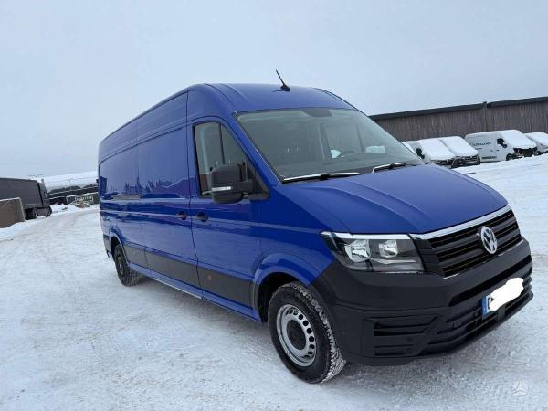 Blue Volkswagen Crafter 2023 in Kaunas, with an engine capacity of 2.00 L and mileage of 232 thousand km for 14950 €, photo 2 on AUTOMOTO.COM.LV
