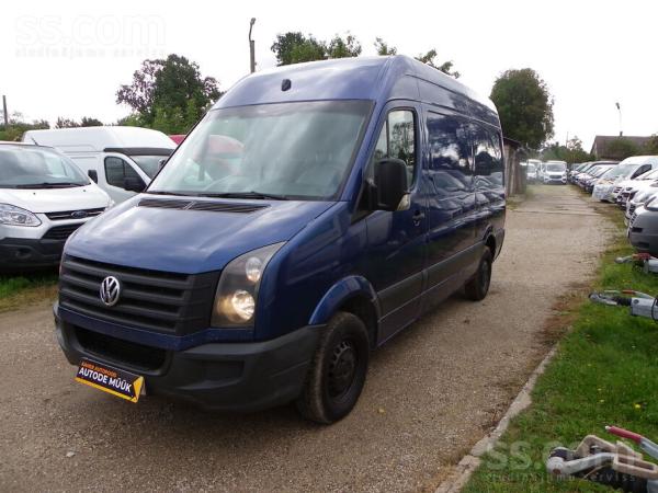 Volkswagen Crafter 2013 in Valka on AUTOMOTO.COM.LV Blue Volkswagen Crafter 2013 in Valka, with an engine capacity of 2.00 L and mileage of 227 thousand km for 7800 €, photo 4 on AUTOMOTO.COM.LV