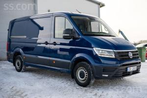Blue Volkswagen Crafter 2020 in Valmiera, with an engine capacity of 2.00 L and mileage of 204 thousand km for 18500 €, photo 4 on AUTOMOTO.COM.LV