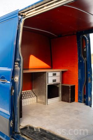 Blue Volkswagen Crafter 2020 in Valmiera, with an engine capacity of 2.00 L and mileage of 204 thousand km for 18500 €, photo 26 on AUTOMOTO.COM.LV