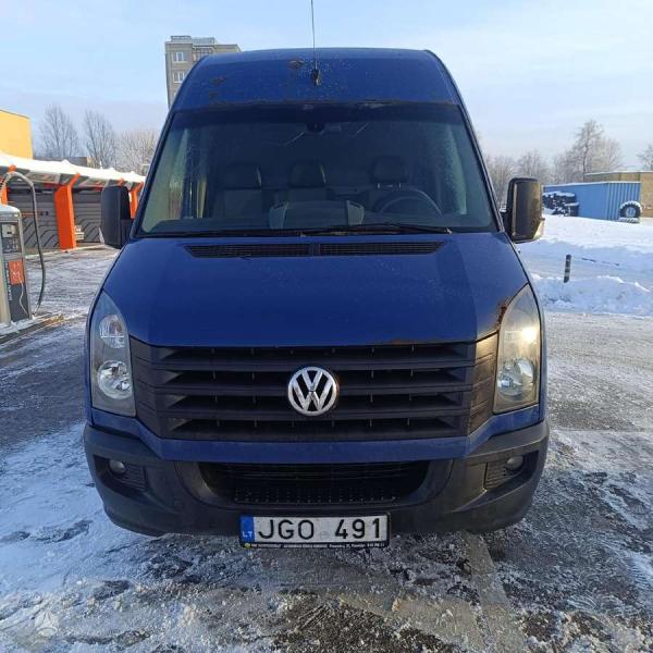 Blue Volkswagen Crafter 2013 in Panevezys, with an engine capacity of 1.97 L and mileage of 529 thousand km for 3900 €, photo 3 on AUTOMOTO.COM.LV