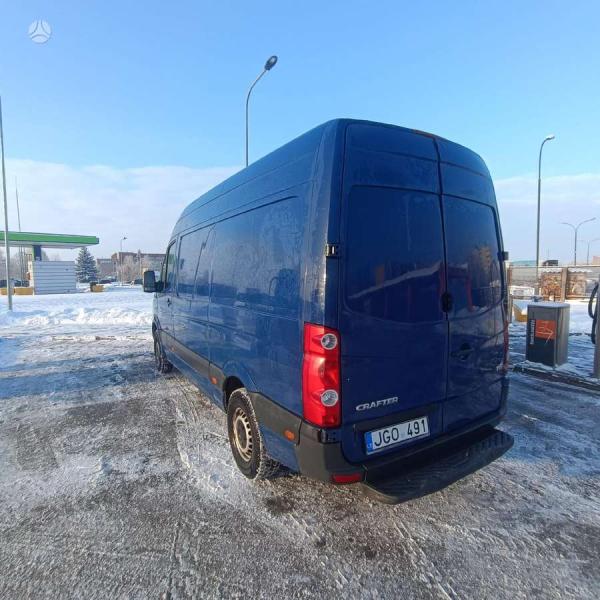 Blue Volkswagen Crafter 2013 in Panevezys, with an engine capacity of 1.97 L and mileage of 529 thousand km for 3900 €, photo 5 on AUTOMOTO.COM.LV