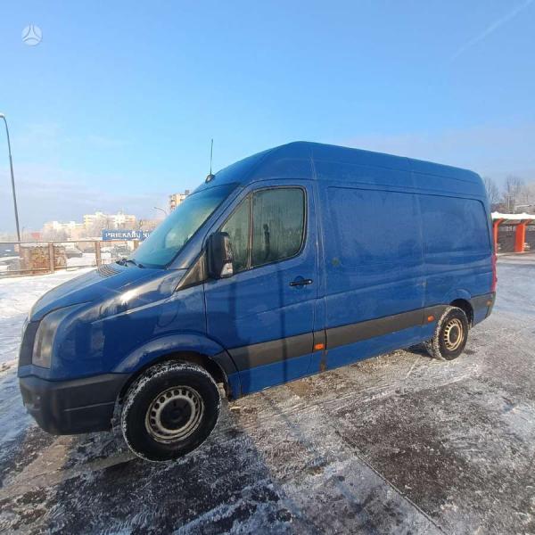 Blue Volkswagen Crafter 2013 in Panevezys, with an engine capacity of 1.97 L and mileage of 529 thousand km for 3900 €, photo 6 on AUTOMOTO.COM.LV