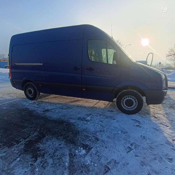 Blue Volkswagen Crafter 2013 in Panevezys, with an engine capacity of 1.97 L and mileage of 529 thousand km for 3900 €, photo 9 on AUTOMOTO.COM.LV