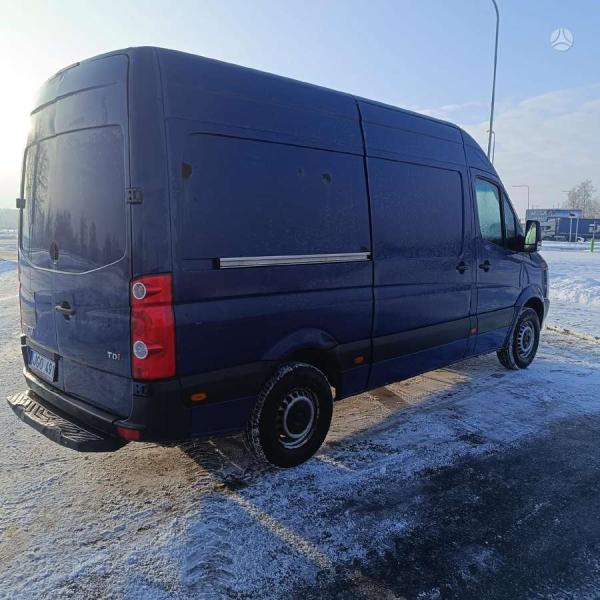 Blue Volkswagen Crafter 2013 in Panevezys, with an engine capacity of 1.97 L and mileage of 529 thousand km for 3900 €, photo 10 on AUTOMOTO.COM.LV