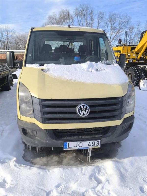 Brown Volkswagen Crafter 2012 in Kaunas, with an engine capacity of 1.97 L and mileage of 206 thousand km for 7300 €, photo 1 on AUTOMOTO.COM.LV