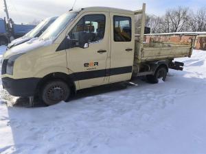 Brown Volkswagen Crafter 2012 in Kaunas, with an engine capacity of 1.97 L and mileage of 206 thousand km for 7300 €, photo 3 on AUTOMOTO.COM.LV