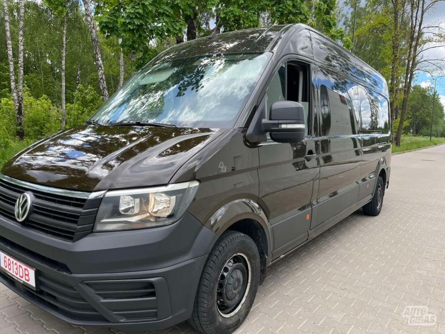 Brown Volkswagen Crafter 2018 in Kaunas, with an engine capacity of 2.00 L and mileage of 222 thousand km for 9500 €, photo 3 on AUTOMOTO.COM.LV