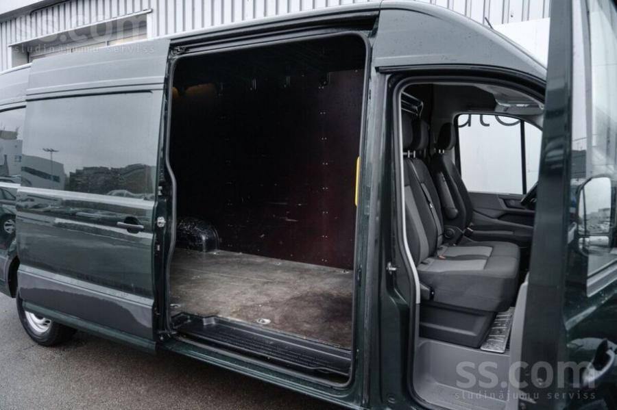 Zaļš Volkswagen Crafter 2024 Rīga, ar dzinēja tilpumu 2.00 L un nobraukumu 55 tūkst. km par 34950 €, foto 7 vietnē AUTOMOTO.COM.LV