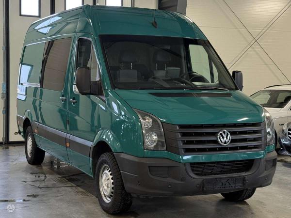 Green Volkswagen Crafter 2011 in Marijampole, with an engine capacity of 1.97 L and mileage of 232 thousand km for 9900 €, photo 1 on AUTOMOTO.COM.LV