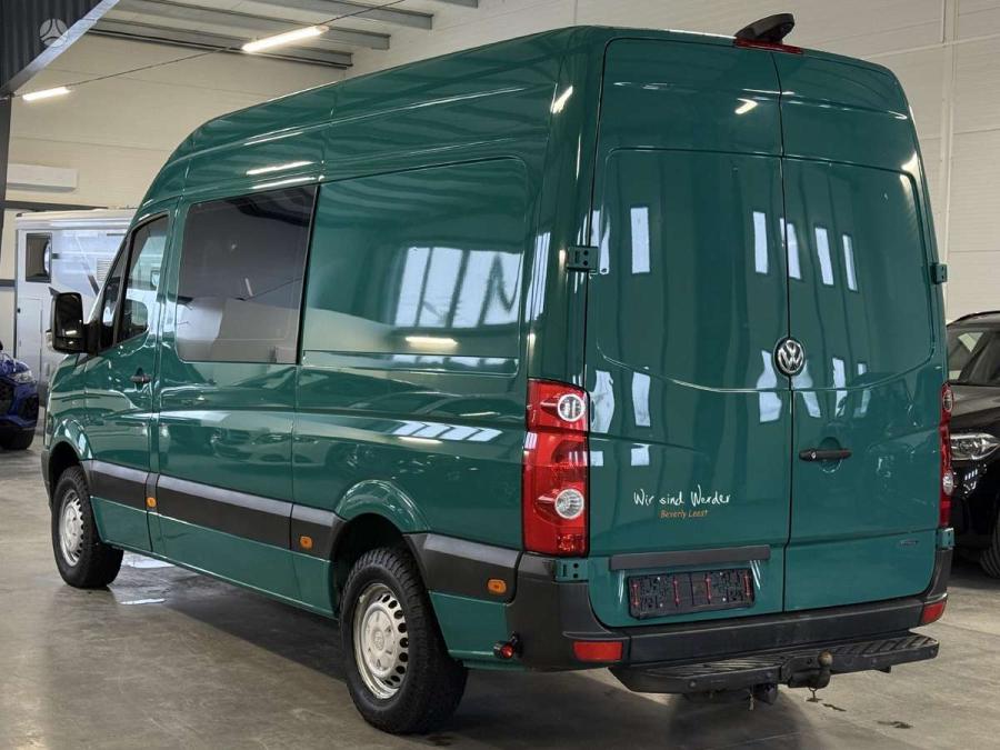 Green Volkswagen Crafter 2011 in Marijampole, with an engine capacity of 1.97 L and mileage of 232 thousand km for 9900 €, photo 5 on AUTOMOTO.COM.LV