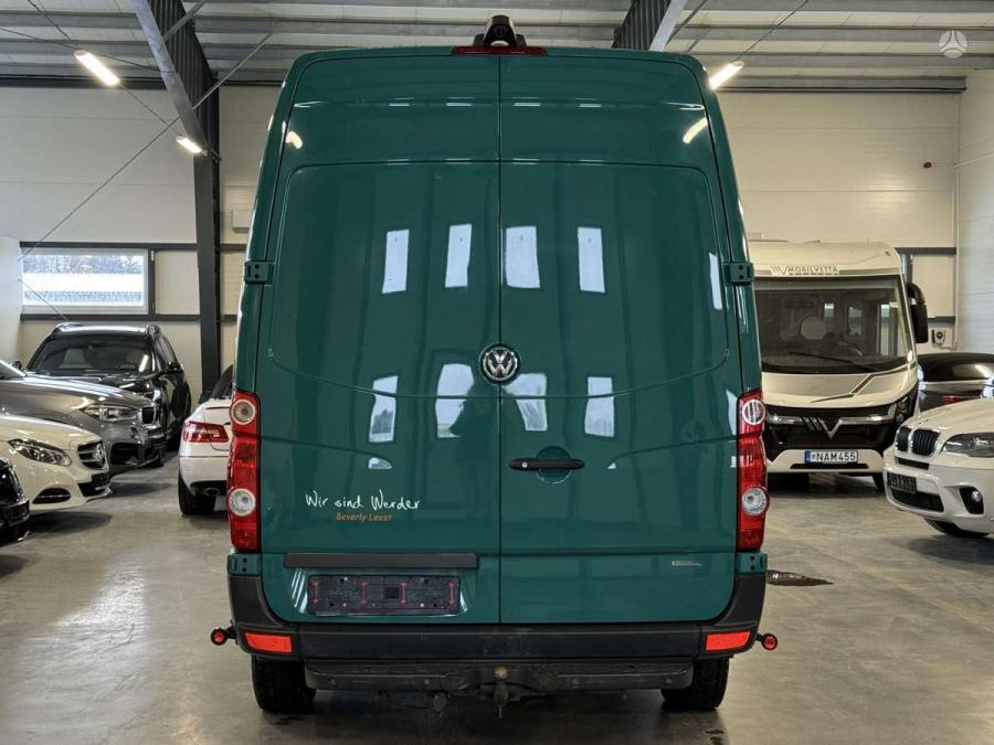 Green Volkswagen Crafter 2011 in Marijampole, with an engine capacity of 1.97 L and mileage of 232 thousand km for 9900 €, photo 6 on AUTOMOTO.COM.LV