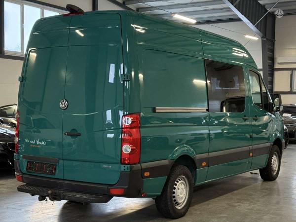 Green Volkswagen Crafter 2011 in Marijampole, with an engine capacity of 1.97 L and mileage of 232 thousand km for 9900 €, photo 7 on AUTOMOTO.COM.LV
