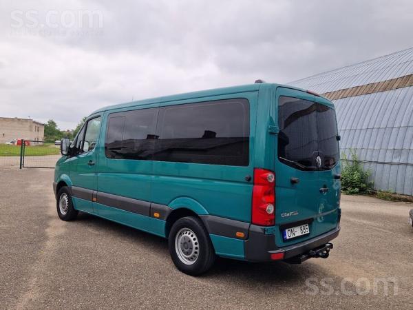 Green Volkswagen Crafter 2009 in Valmiera, with an engine capacity of 2.50 L and mileage of 227 thousand km for 9500 €, photo 3 on AUTOMOTO.COM.LV