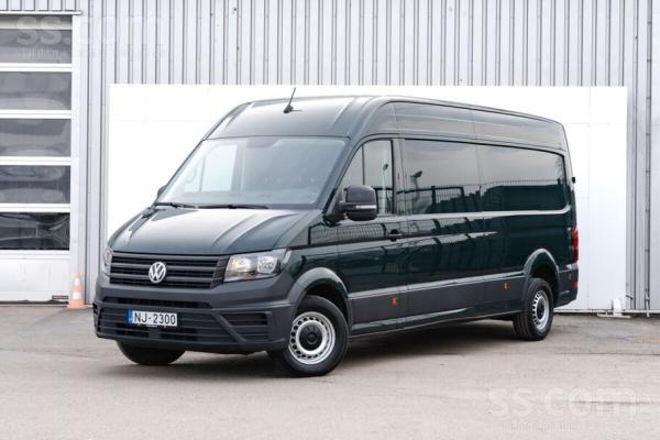 Green Volkswagen Crafter 2024 in Riga, with an engine capacity of 2.00 L and mileage of 58 thousand km for 34950 €, photo 1 on AUTOMOTO.COM.LV