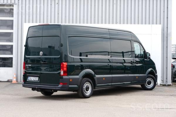 Green Volkswagen Crafter 2024 in Riga, with an engine capacity of 2.00 L and mileage of 58 thousand km for 34950 €, photo 3 on AUTOMOTO.COM.LV