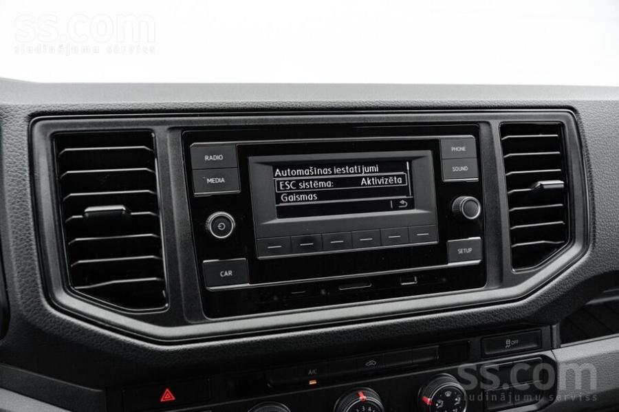 Green Volkswagen Crafter 2024 in Riga, with an engine capacity of 2.00 L and mileage of 58 thousand km for 34950 €, photo 15 on AUTOMOTO.COM.LV