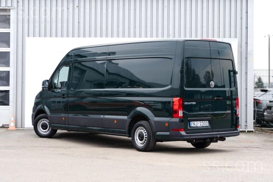 Green Volkswagen Crafter 2024 in Riga, with an engine capacity of 2.00 L and mileage of 58 thousand km for 34950 €, photo 19 on AUTOMOTO.COM.LV