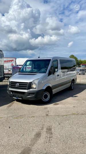 Pelēks Volkswagen Crafter 2013 Marijampole, ar dzinēja tilpumu 1.97 L un nobraukumu 442 tūkst. km par 11556 €, foto  vietnē AUTOMOTO.COM.LV