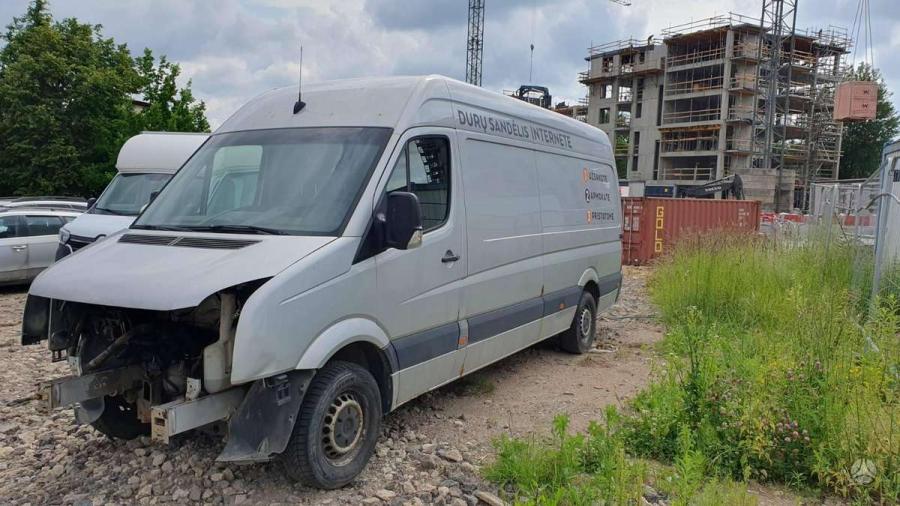 Pelēks Volkswagen Crafter 2016 Viļņa, ar dzinēja tilpumu 1.97 L un nobraukumu 440 tūkst. km par 4000 €, foto 1 vietnē AUTOMOTO.COM.LV
