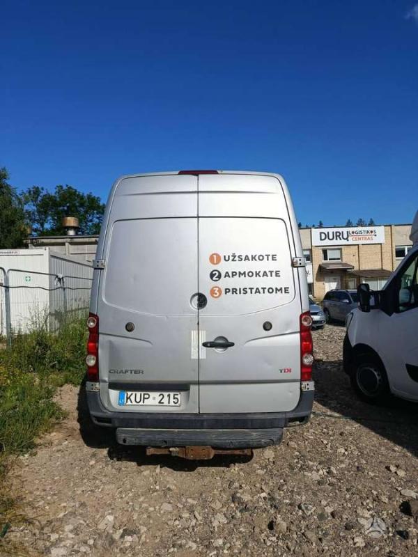 Pelēks Volkswagen Crafter 2016 Viļņa, ar dzinēja tilpumu 1.97 L un nobraukumu 440 tūkst. km par 4000 €, foto 4 vietnē AUTOMOTO.COM.LV