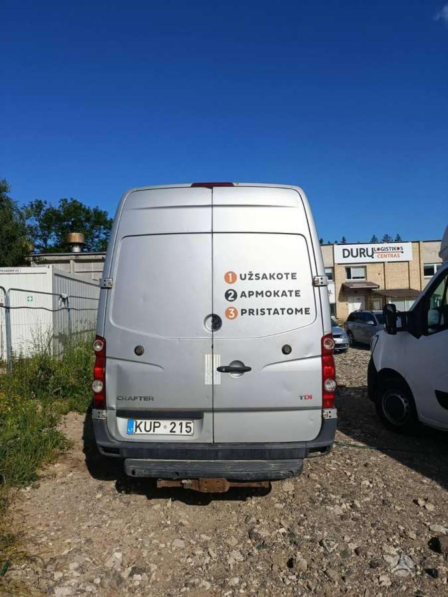Pelēks Volkswagen Crafter 2016 Viļņa, ar dzinēja tilpumu 1.97 L un nobraukumu 440 tūkst. km par 4000 €, foto 5 vietnē AUTOMOTO.COM.LV