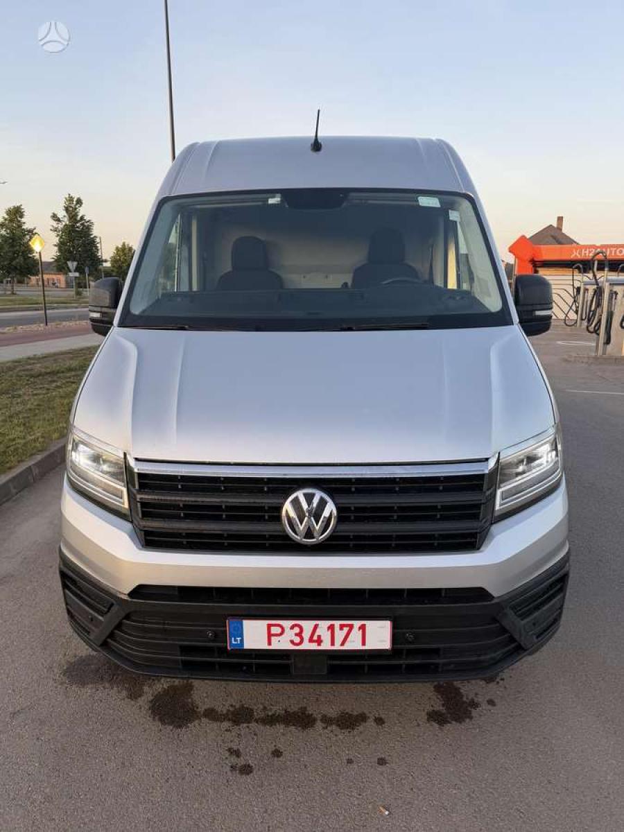 Pelēks Volkswagen Crafter 2018 Skaudvilė, ar dzinēja tilpumu 1.97 L un nobraukumu 310 tūkst. km par 11900 €, foto 3 vietnē AUTOMOTO.COM.LV