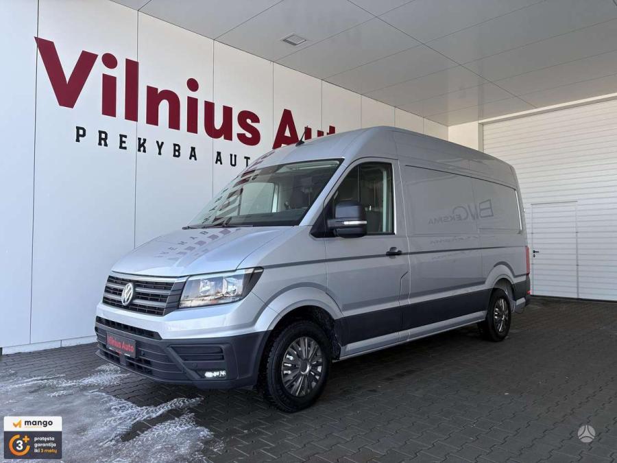 Pelēks Volkswagen Crafter 2019 Viļņa, ar dzinēja tilpumu 1.97 L un nobraukumu 73 tūkst. km par 24990 €, foto 1 vietnē AUTOMOTO.COM.LV