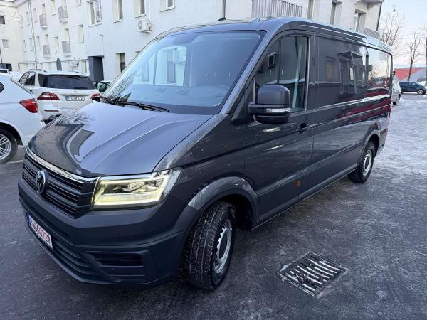 Grey Volkswagen Crafter 2020 in Jonava, with an engine capacity of 1.97 L and mileage of 239 thousand km for 20500 €, photo 1 on AUTOMOTO.COM.LV