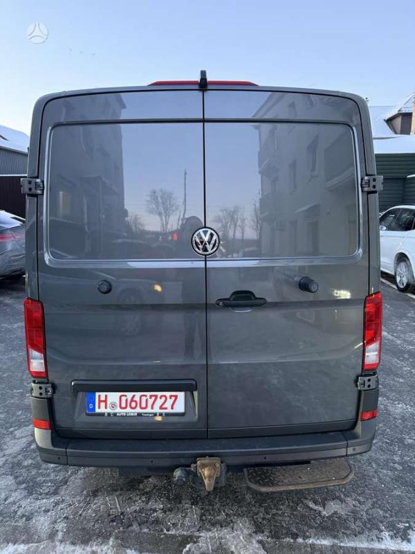 Grey Volkswagen Crafter 2020 in Jonava, with an engine capacity of 1.97 L and mileage of 239 thousand km for 20500 €, photo 5 on AUTOMOTO.COM.LV