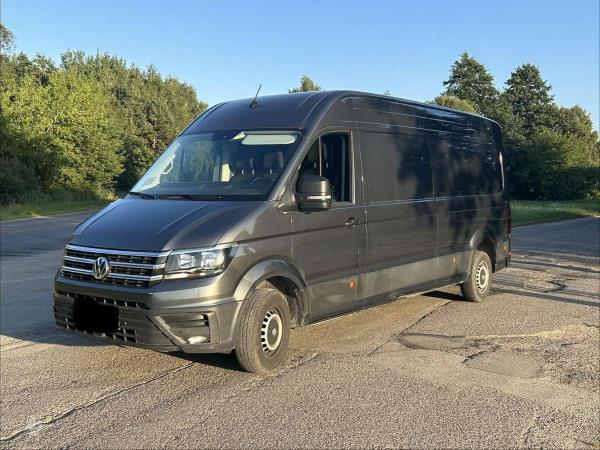 Grey Volkswagen Crafter 2021 in Panevezys, with an engine capacity of 2.00 L and mileage of 276 thousand km for 13500 €, photo 3 on AUTOMOTO.COM.LV