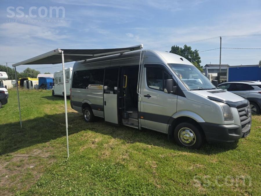 Pelēks Volkswagen Crafter 2008 Jelgava, ar dzinēja tilpumu 2.50 L un nobraukumu 170 tūkst. km par 12500 €, foto 1 vietnē AUTOMOTO.COM.LV