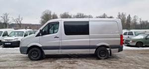 Grey Volkswagen Crafter 2009 in Valmiera, with an engine capacity of 2.50 L and mileage of 0 thousand km for 6900 €, photo 6 on AUTOMOTO.COM.LV