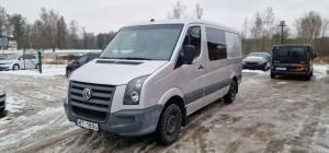 Grey Volkswagen Crafter 2009 in Valmiera, with an engine capacity of 2.50 L and mileage of 0 thousand km for 6900 €, photo 7 on AUTOMOTO.COM.LV