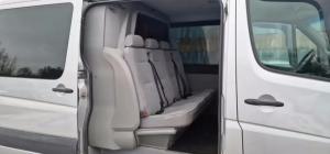 Grey Volkswagen Crafter 2009 in Valmiera, with an engine capacity of 2.50 L and mileage of 0 thousand km for 6900 €, photo 10 on AUTOMOTO.COM.LV