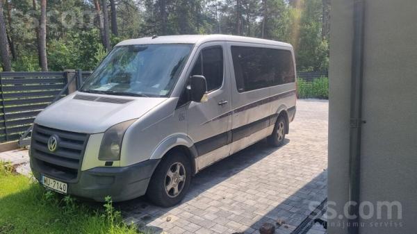 Grey Volkswagen Crafter 2009 in Riga, with an engine capacity of 2.50 L and mileage of 350 thousand km for 3900 €, photo 2 on AUTOMOTO.COM.LV