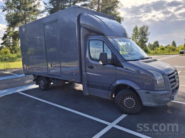 Pelēks Volkswagen Crafter 2010 Rīga, ar dzinēja tilpumu 2.50 L un nobraukumu 395 tūkst. km par 6990 €, foto 1 vietnē AUTOMOTO.COM.LV
