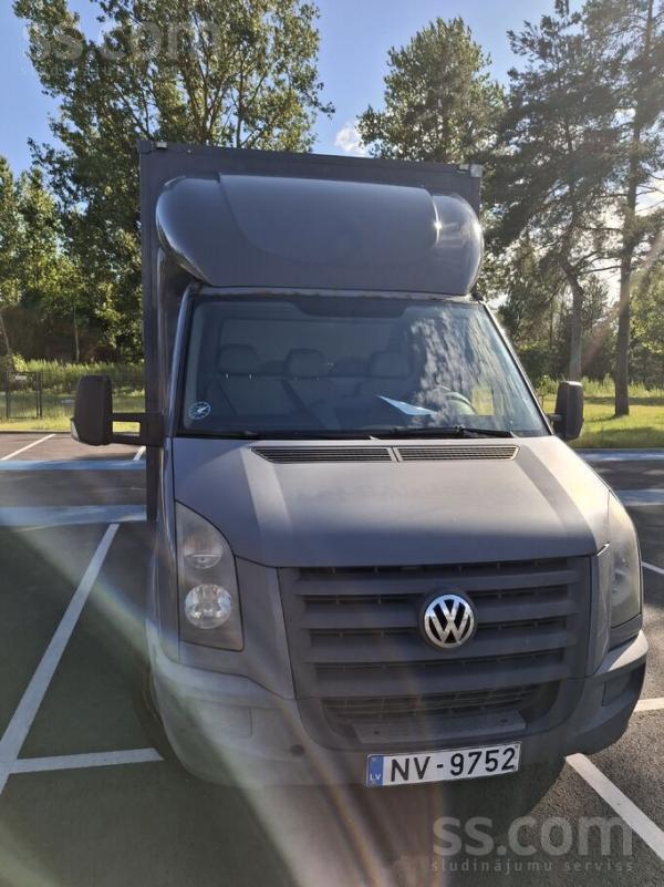 Pelēks Volkswagen Crafter 2010 Rīga, ar dzinēja tilpumu 2.50 L un nobraukumu 395 tūkst. km par 6990 €, foto 2 vietnē AUTOMOTO.COM.LV