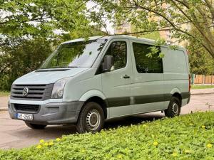 Grey Volkswagen Crafter 2011 in Riga, with an engine capacity of 2.00 L and mileage of 372 thousand km for 7995 €, photo  on AUTOMOTO.COM.LV