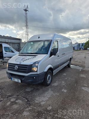 Pelēks Volkswagen Crafter 2012 Rīga, ar dzinēja tilpumu 2.00 L un nobraukumu 366 tūkst. km par 4100 €, foto  vietnē AUTOMOTO.COM.LV